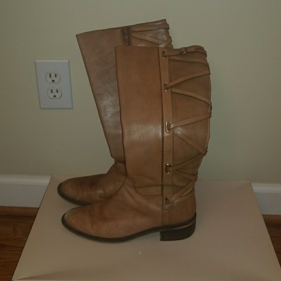 BCBGeneration | Shoes | Bcbgeneration Brown Leather Boots 9m | Poshmark